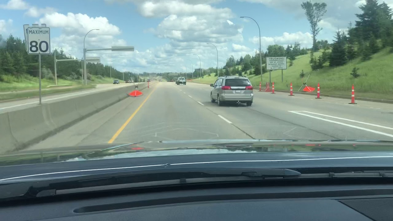 Whitemud drive west to north - YouTube
