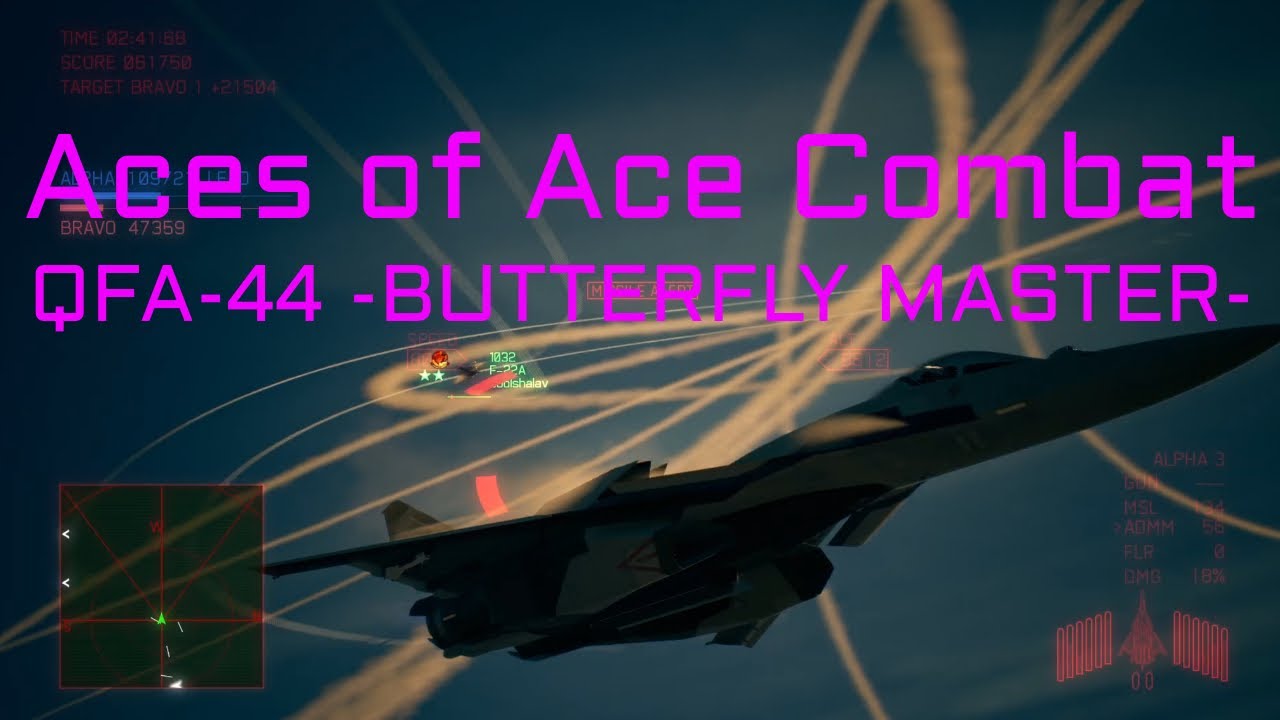 Aces of Ace Combat Ep.67: QFA-44 -BUTTERFLY MASTER- | Ace Combat 7 ...