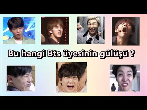BU HANGİ BTS ÜYESİNİN GÜLÜŞÜ   #2  Which Bts Members Laugh  VİDEO ÇEKME PROGRAMIM VE  AŞK BTS
