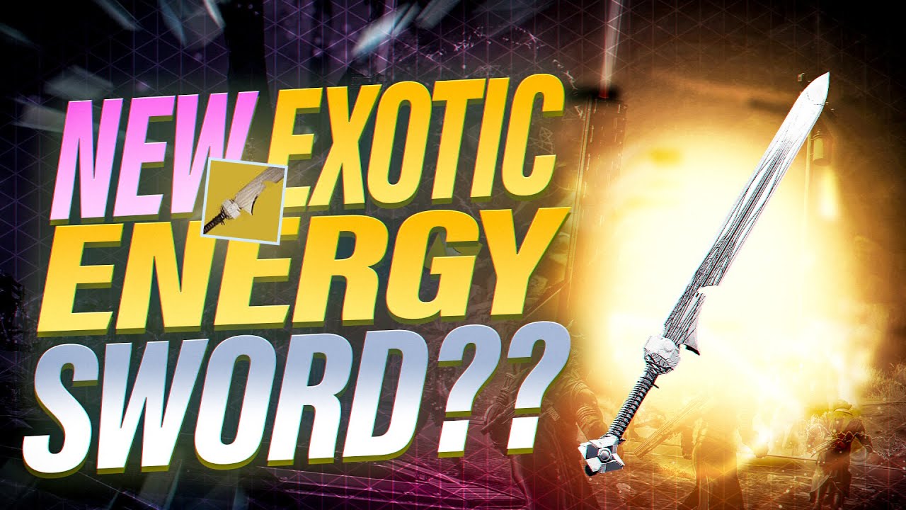 The First Exotic Energy Sword in Destiny 2 .. WTF (1 shot in PVP) - YouTube