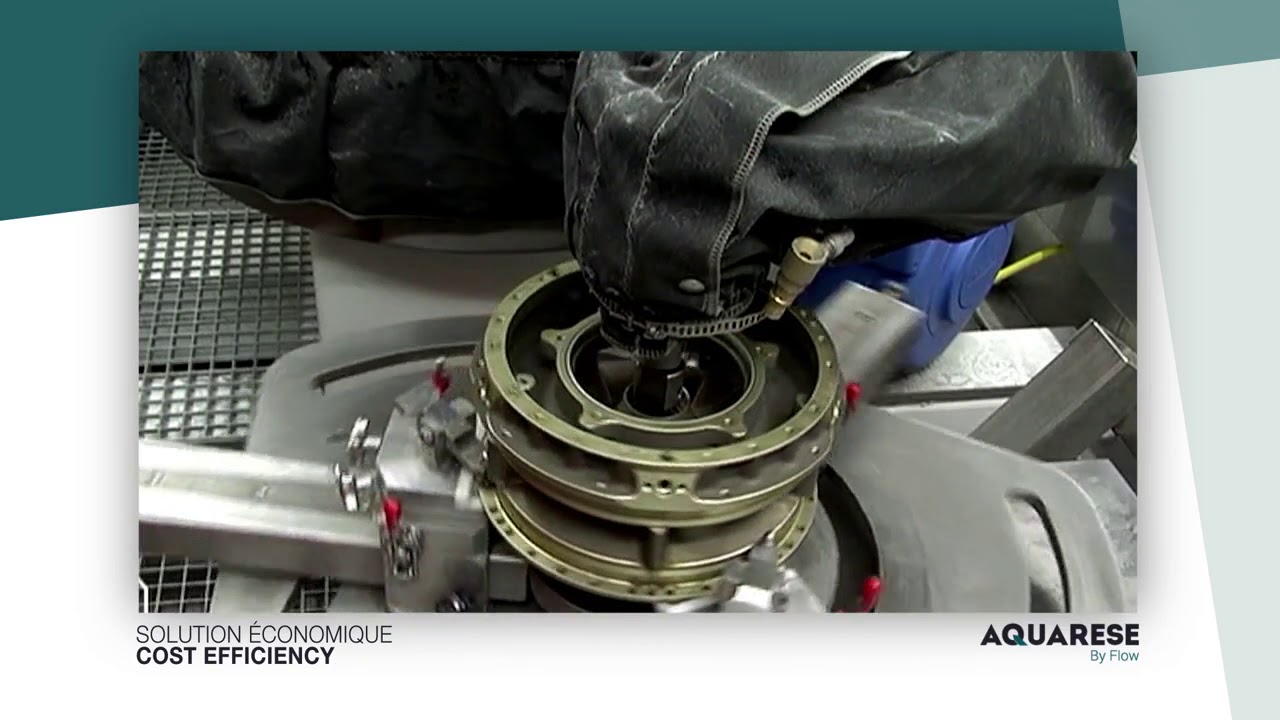 [TOPS WATERJET] Parts stripping & core removal - YouTube