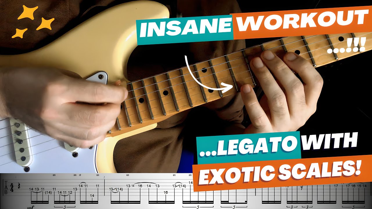 Legato With Exotic Scales - Insane Workout!!! - YouTube