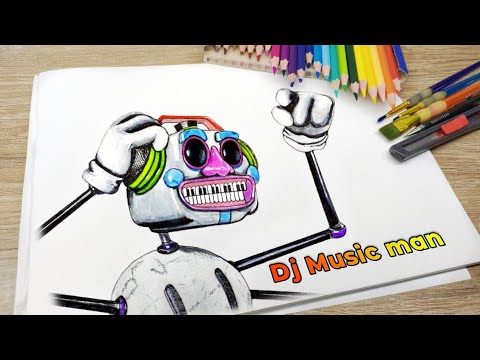 DJ MUSIC MAN | How to draw FNAF Security Breach. - YouTube