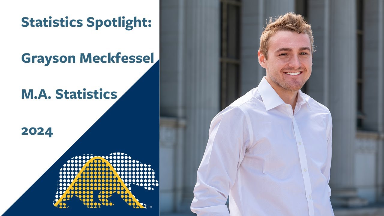 Statistics Spotlight: Grayson Meckfessel, M.A. Statistics Student - YouTube