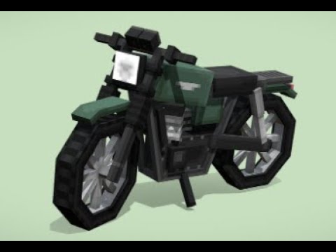How to make a motorcycle in Minecraft (NO MODS!) - YouTube