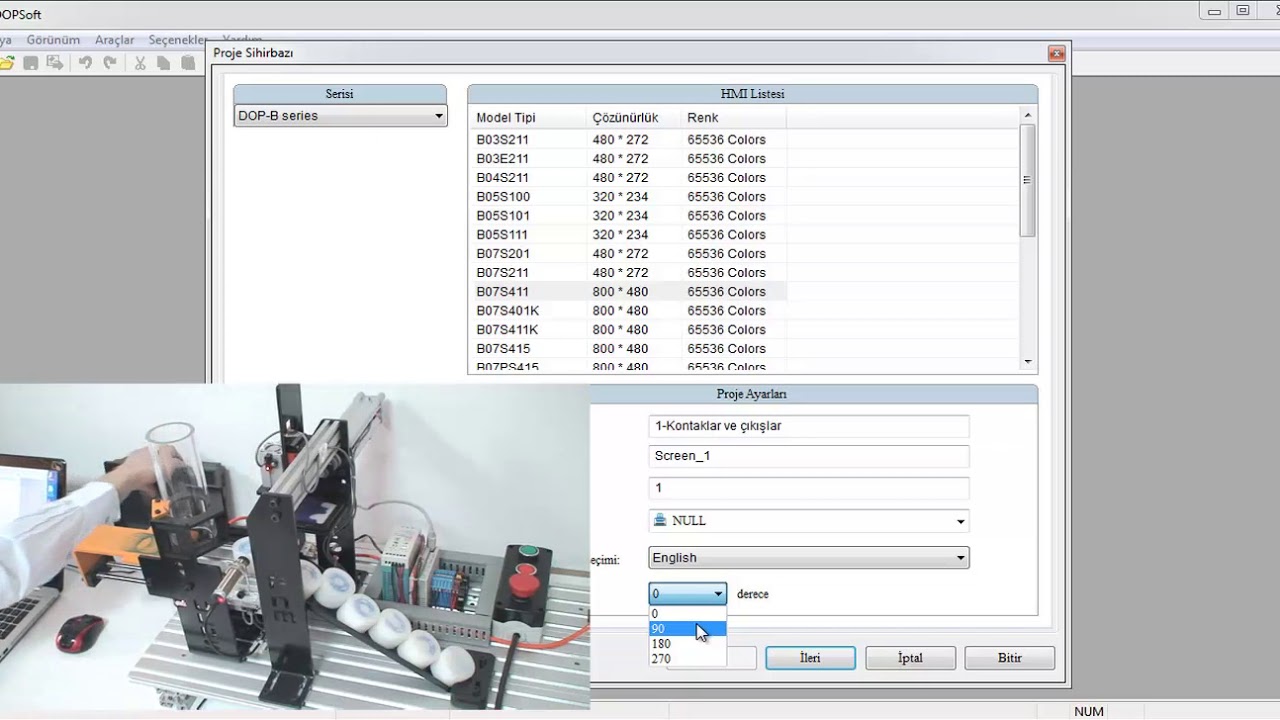 75 Delta HMI Editörü - Delta DOPSoft - Delta Operatör Panel Kullanımı ...