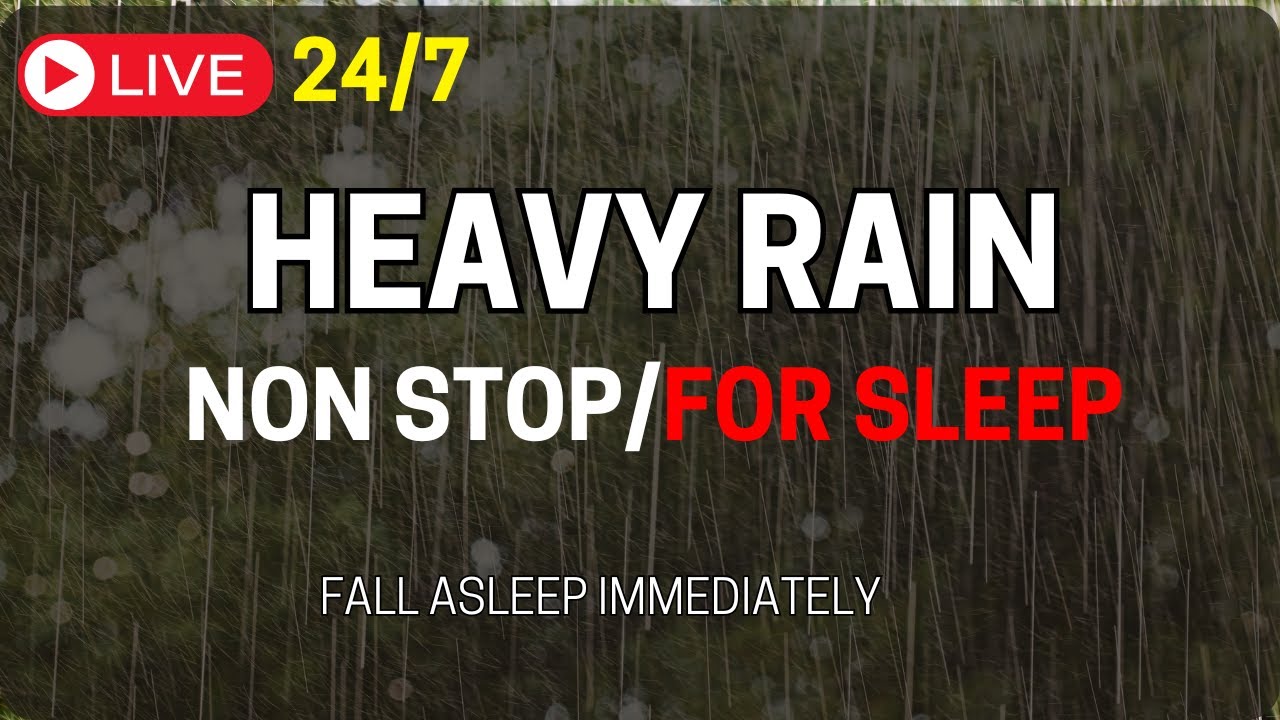 Rain Sounds For Sleeping. Instantly Fall Asleep With Rain Sound And ...