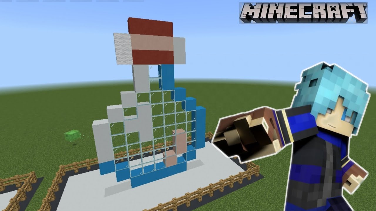 Minecraft water bottle statue build full video Prince gaming 💧🍾 ...