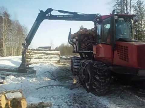 Valmet 840.2 working - YouTube