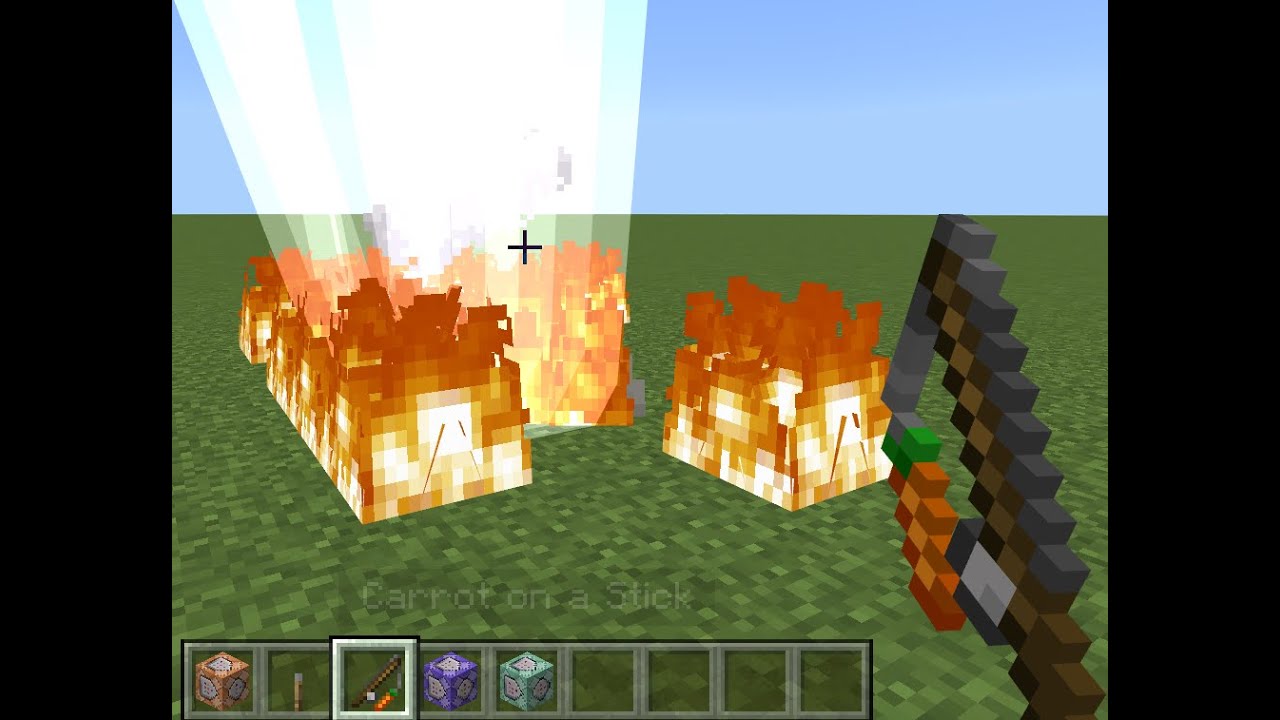 How to make a Lightning Rod in minecraft bedrock - YouTube