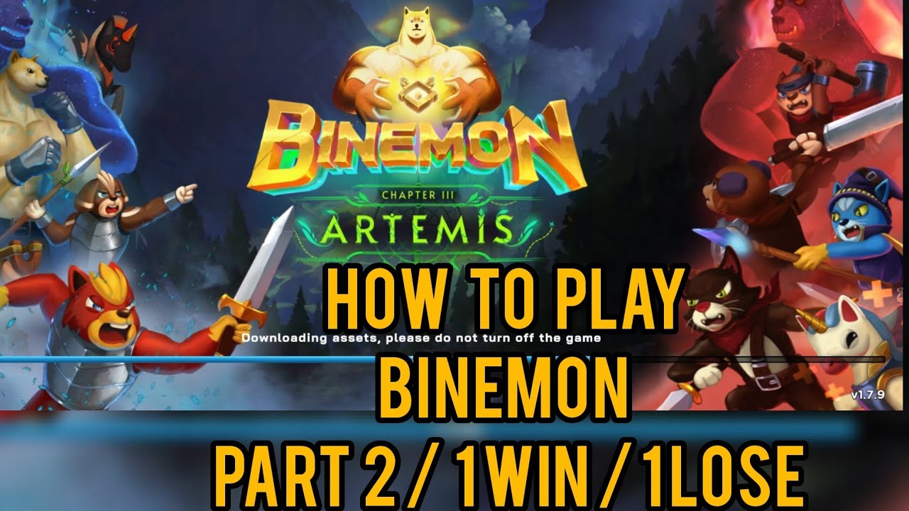 HOW TO PLAY BINEMON PART 2 / 1 WIN /1 LOSE | #updated #games - YouTube