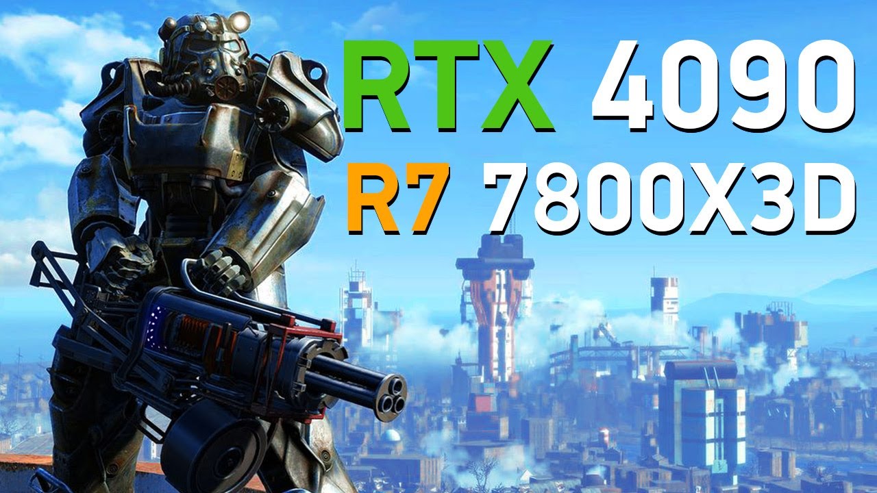 💣 Тестування FPS в грі Fallout 4 RTX 4090 + R7 7800X3D l 4K & 8K 2 - YouTube