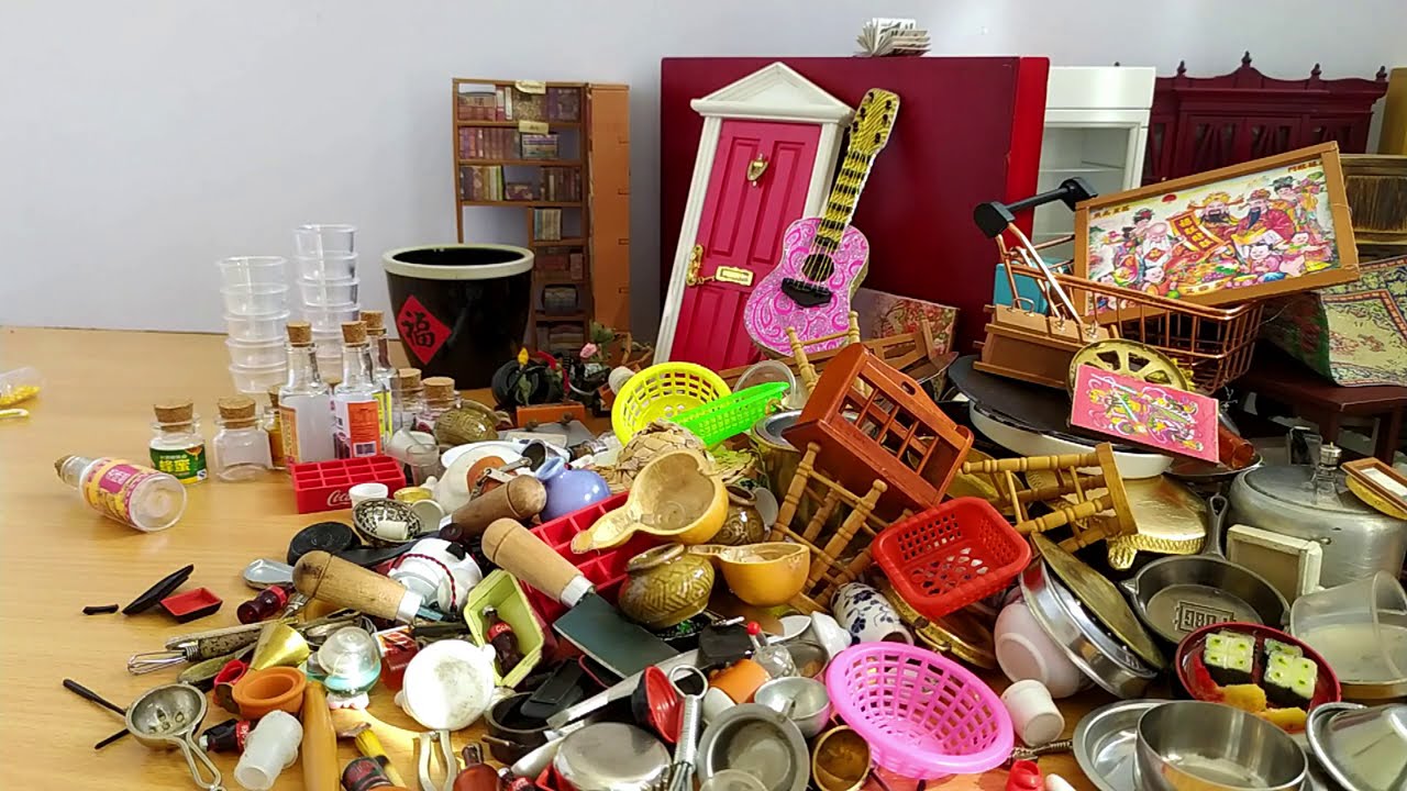 Miniature Real Kitchen Set Collection | Mini kitchen Real utensils ...