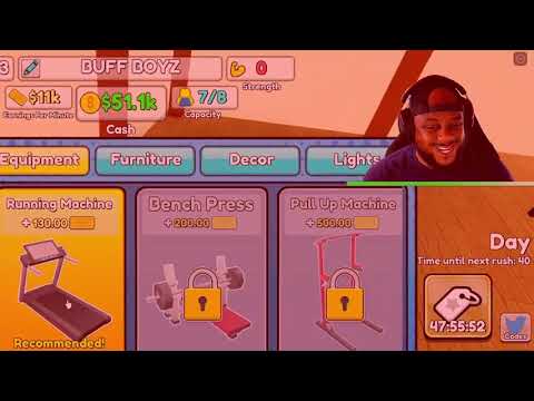 GamingWithKev! ROBLOX GYM TYCOONтАж
