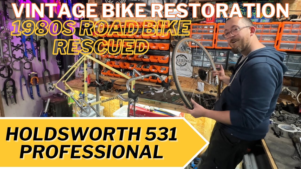 Restoring A vintage bike: Holdsworth 531 Professional road bike - YouTube