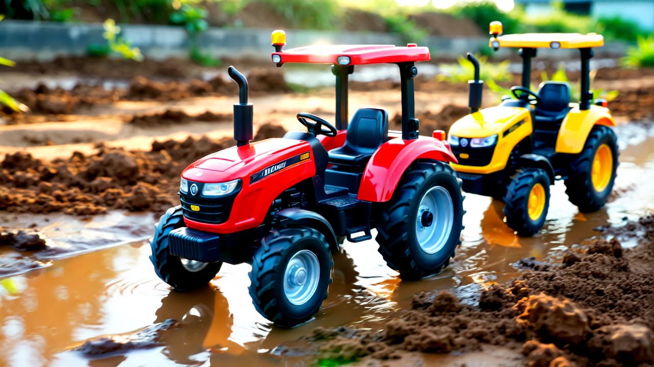 Tractor Heroes! Teamwork Saves the Dump Truck, Cement Mixer, and School ...
