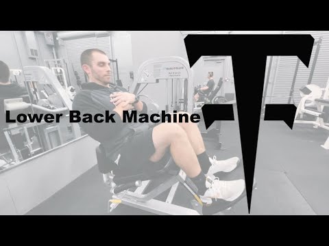 Lower Back Machine - YouTube