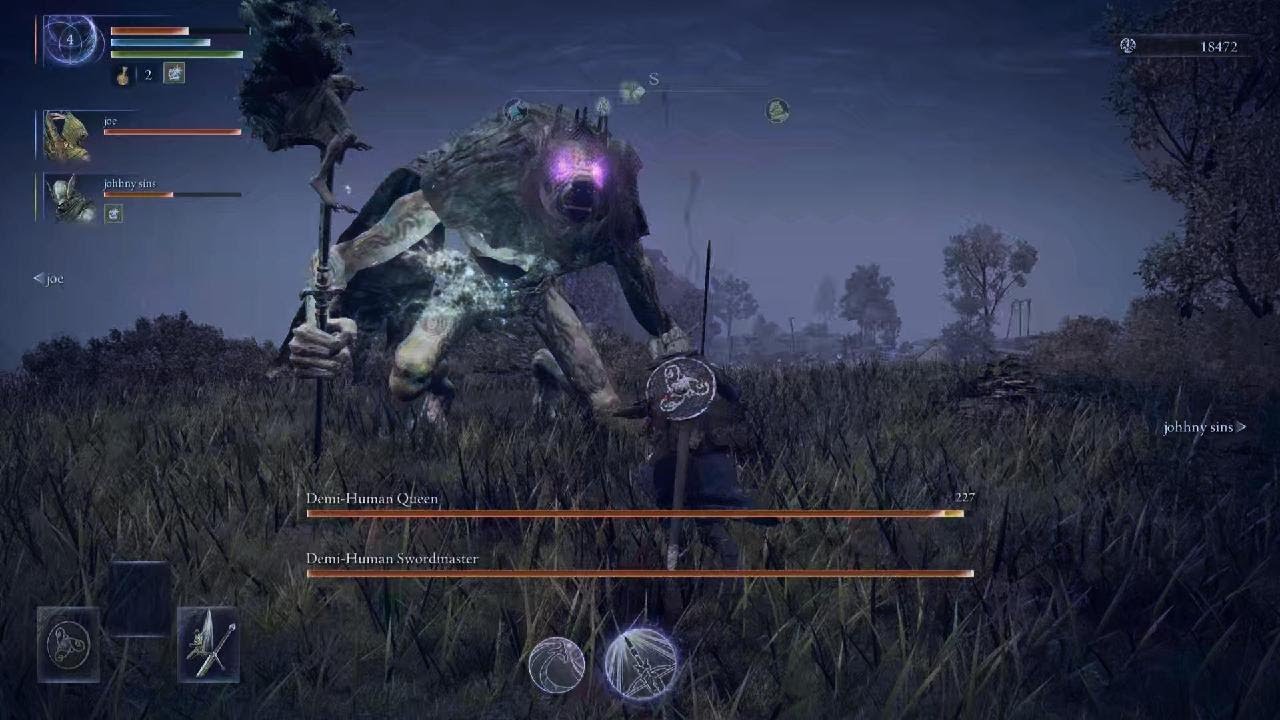 ELDEN RING NIGHTREIGN Demi-Human Queen & Demi-Human Swordmaster Boss ...