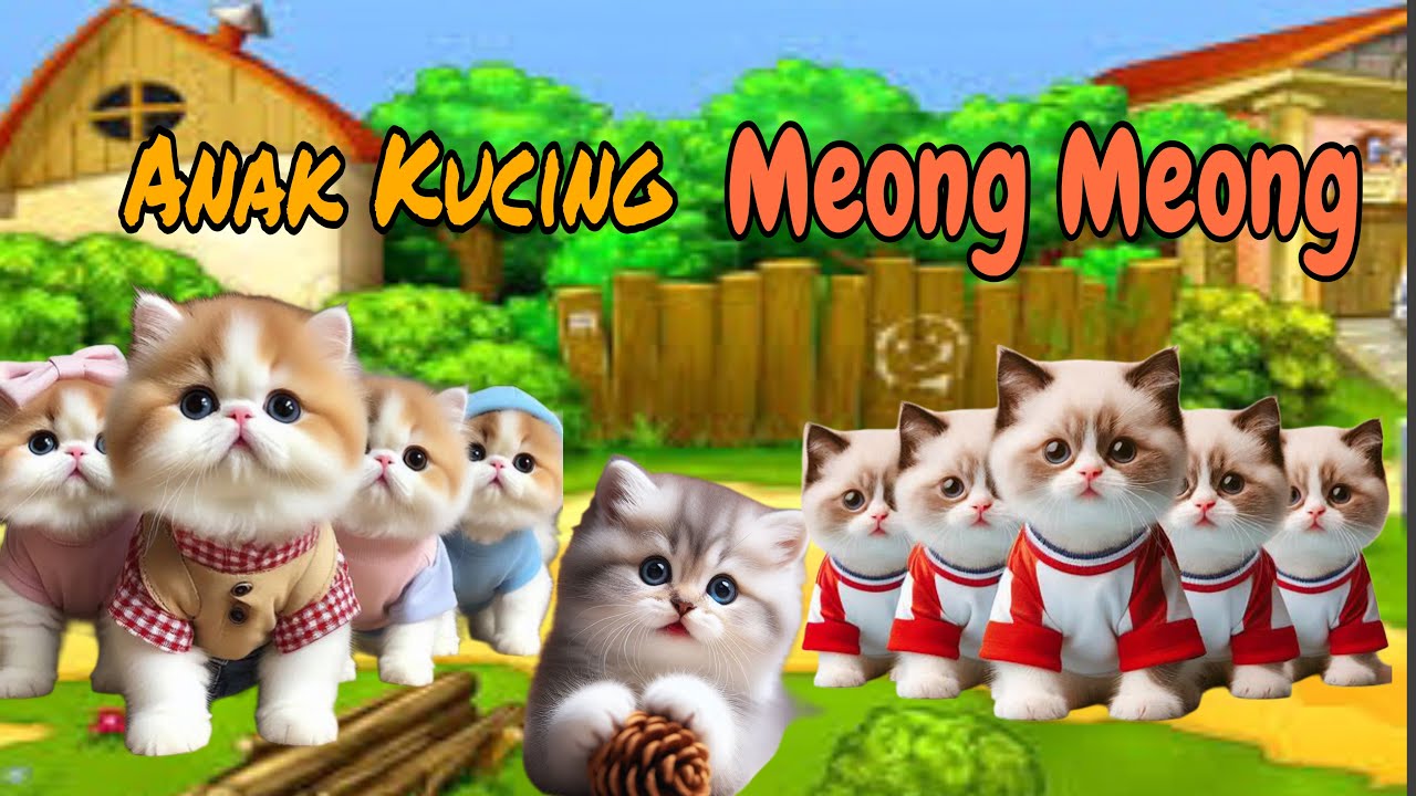 Kucing Usil Lucu Bikin Ngakak😹 ANAK KUCING MEONG MEONG‼️ FUNNY KITTEN ...