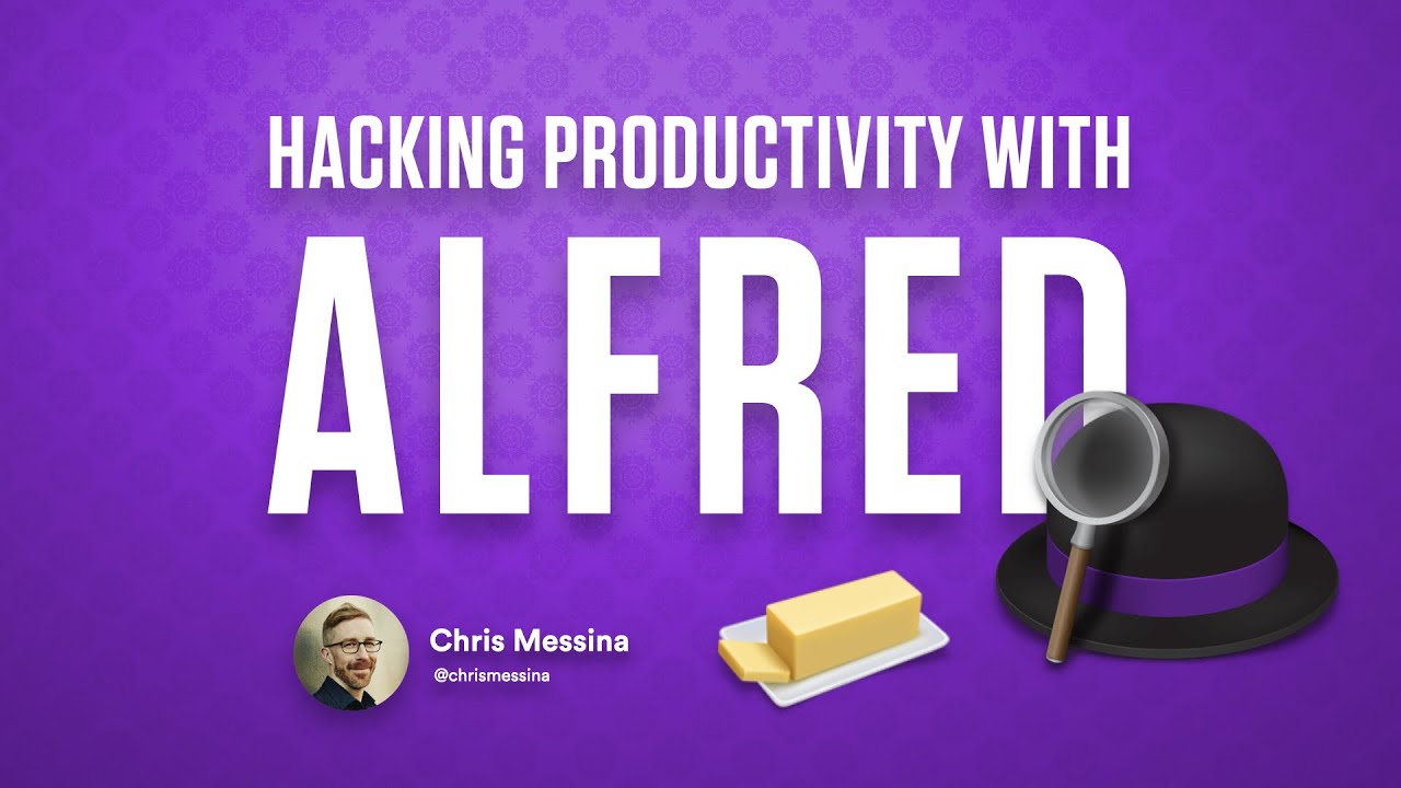 How to hack productivity with Alfred - YouTube