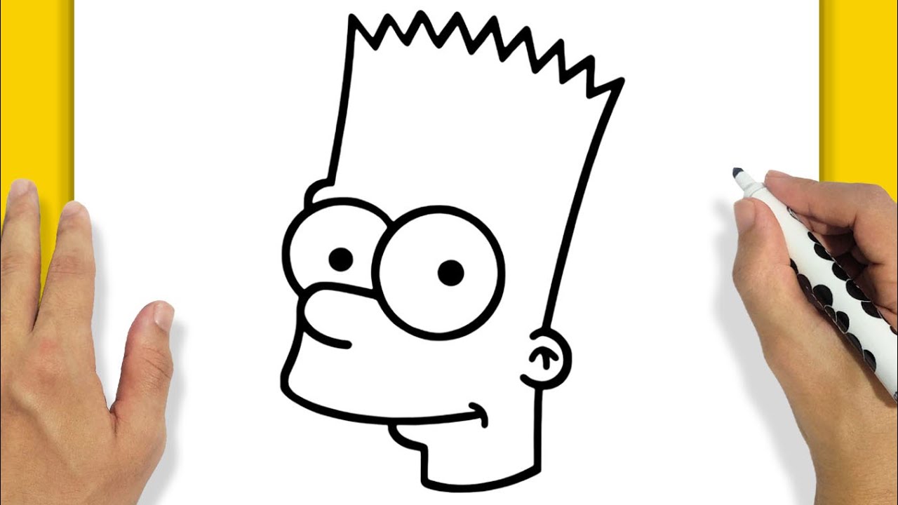 COMO DESENHAR O BART SIMPSON - PASSO A PASSO | FÁCIL E RÁPIDO - YouTube