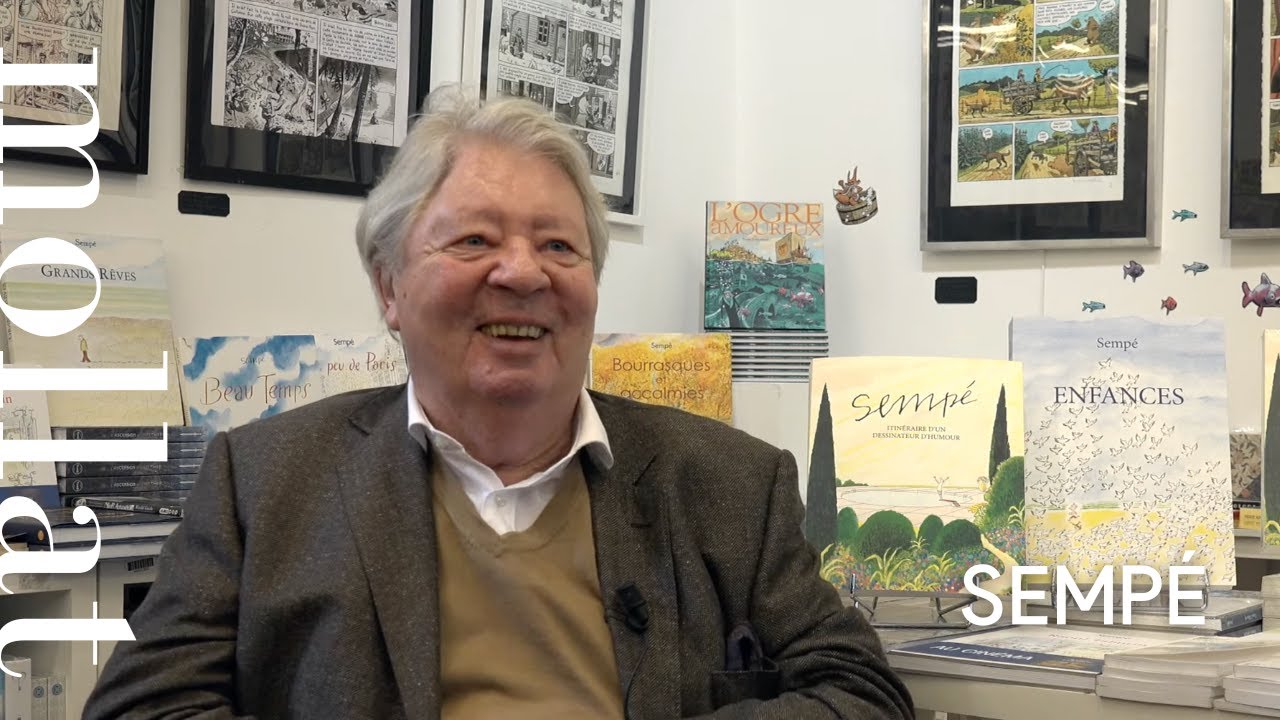 Sempé : itinéraire d'un dessinateur d'humour - YouTube
