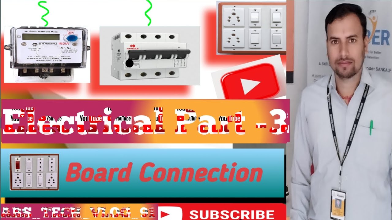 Electrical board connection practical//MCB board connection// - YouTube