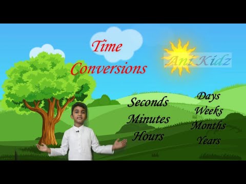 Time Conversion | Time | Seconds Minutes Hours | Days Weeks Months ...