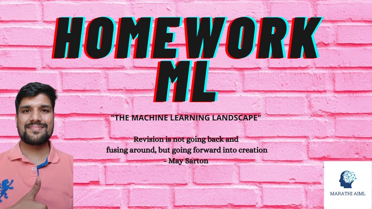 1.6 The Machine Learning Landscape | Homework | Revision | Machine ...