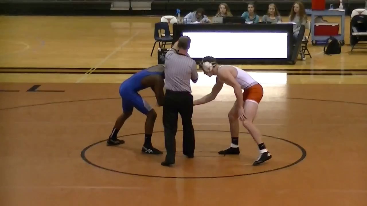 20161130 Kell Longhorn Wrestling - Vince Wilkinson -2nd Pin - YouTube