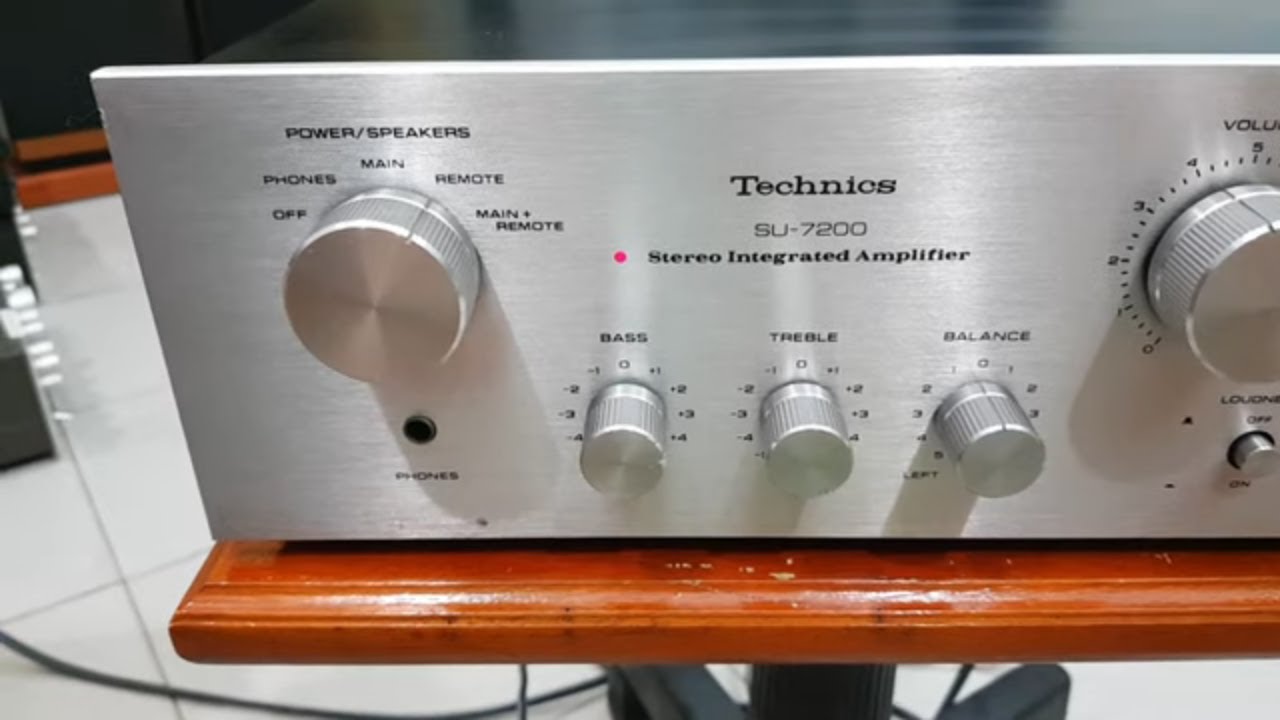 (Đã bán) Amply technics su 7200 hàng bãi nguyên zin, giá 1,8 triệu - YouTube