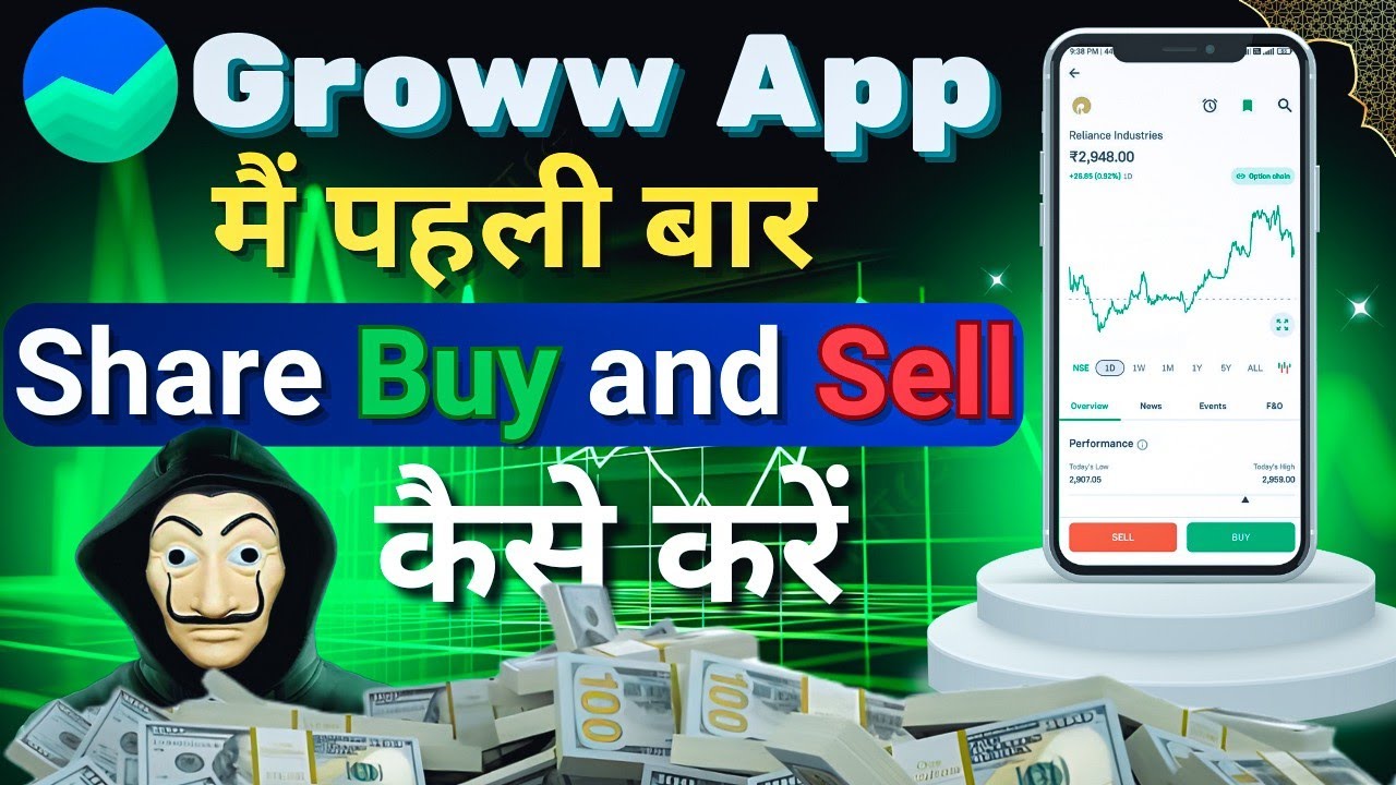 How to Buy and Sell Stocks in Groww App | Stock Buy and Sell kaise kare ...