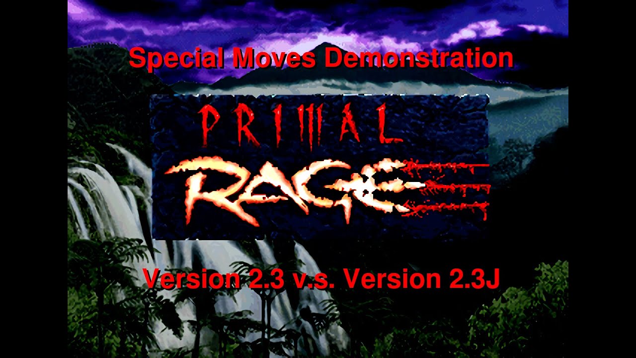 Primal Rage | Special Moves Demonstration for Version 2.3 and Version 2 ...