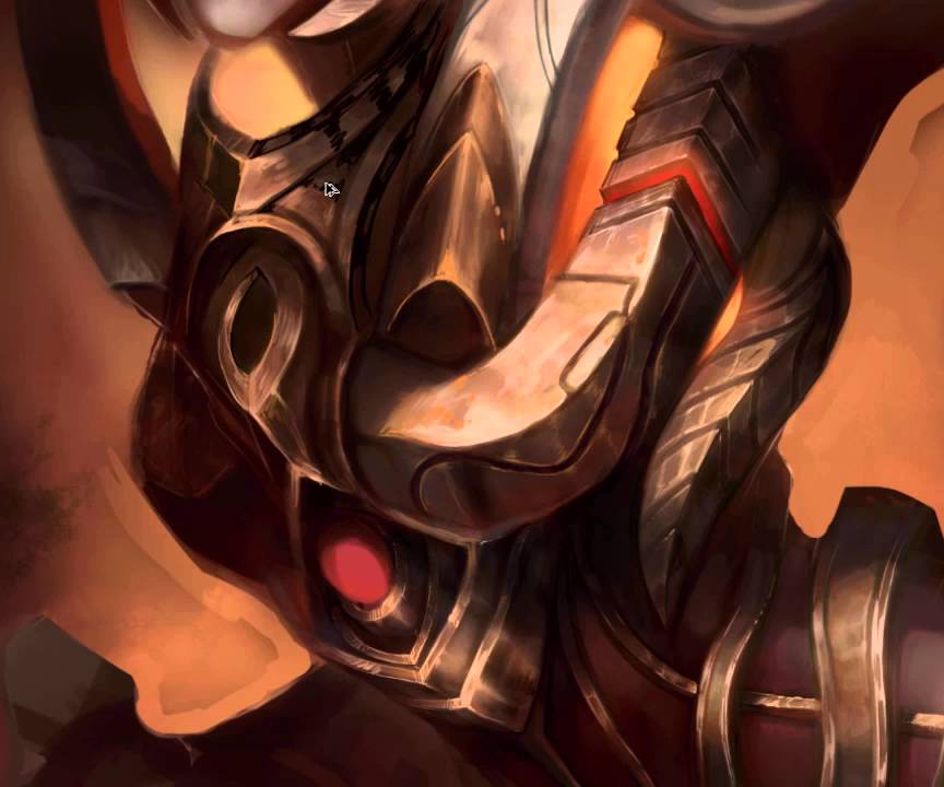 Amon's Golden armada - speedpainting - YouTube