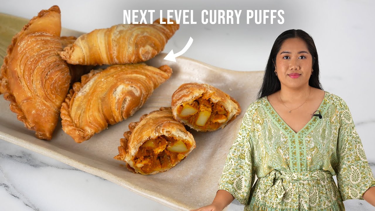 Spiral Curry Puffs Made Easy and They're Vegan! | Karipap Pusing - YouTube