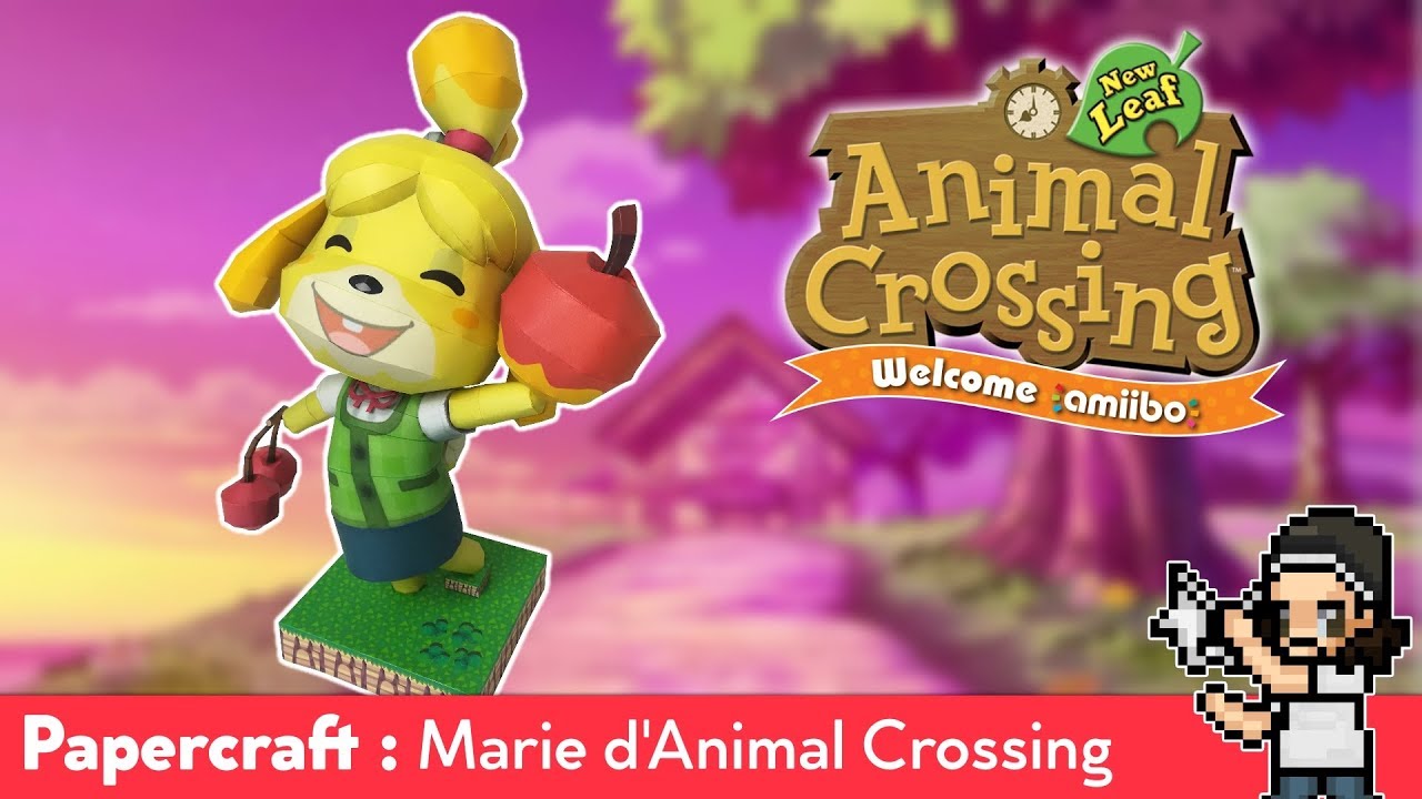 Papercraft : Marie de Super Smash Bros Ultimate | Animal Crossing - YouTube