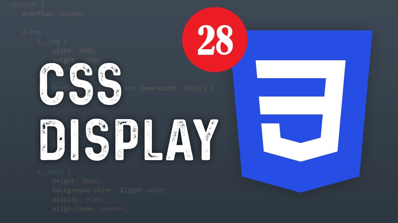 28 - Css Dersleri - Display - YouTube