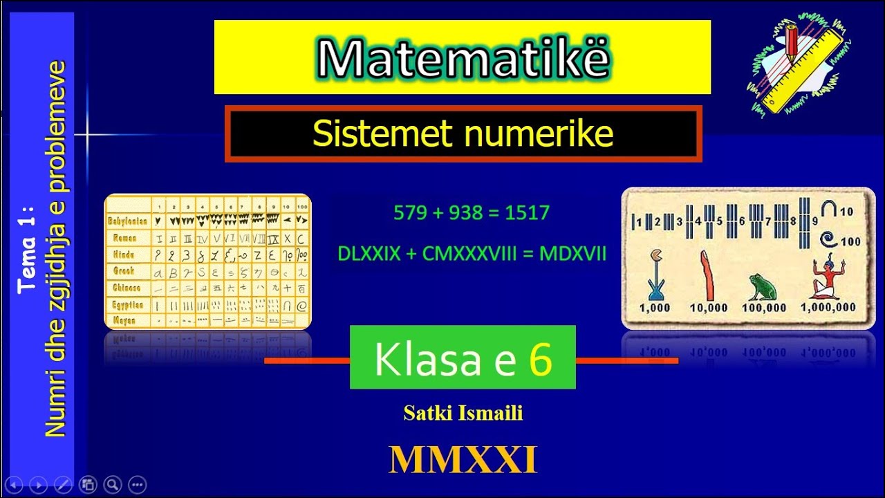 Sistemet numerike-Satki Ismaili - YouTube