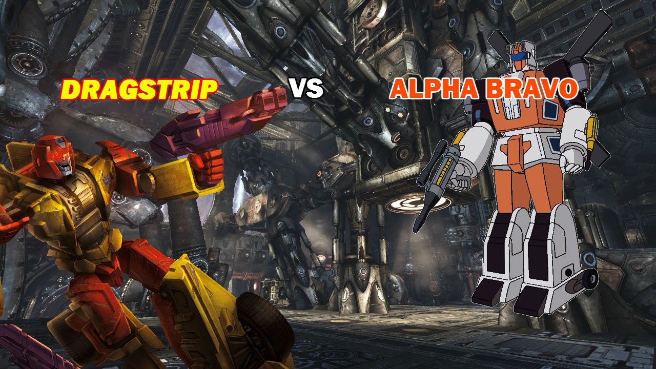 Transformers Dragstrip VS Alpha Bravo - YouTube