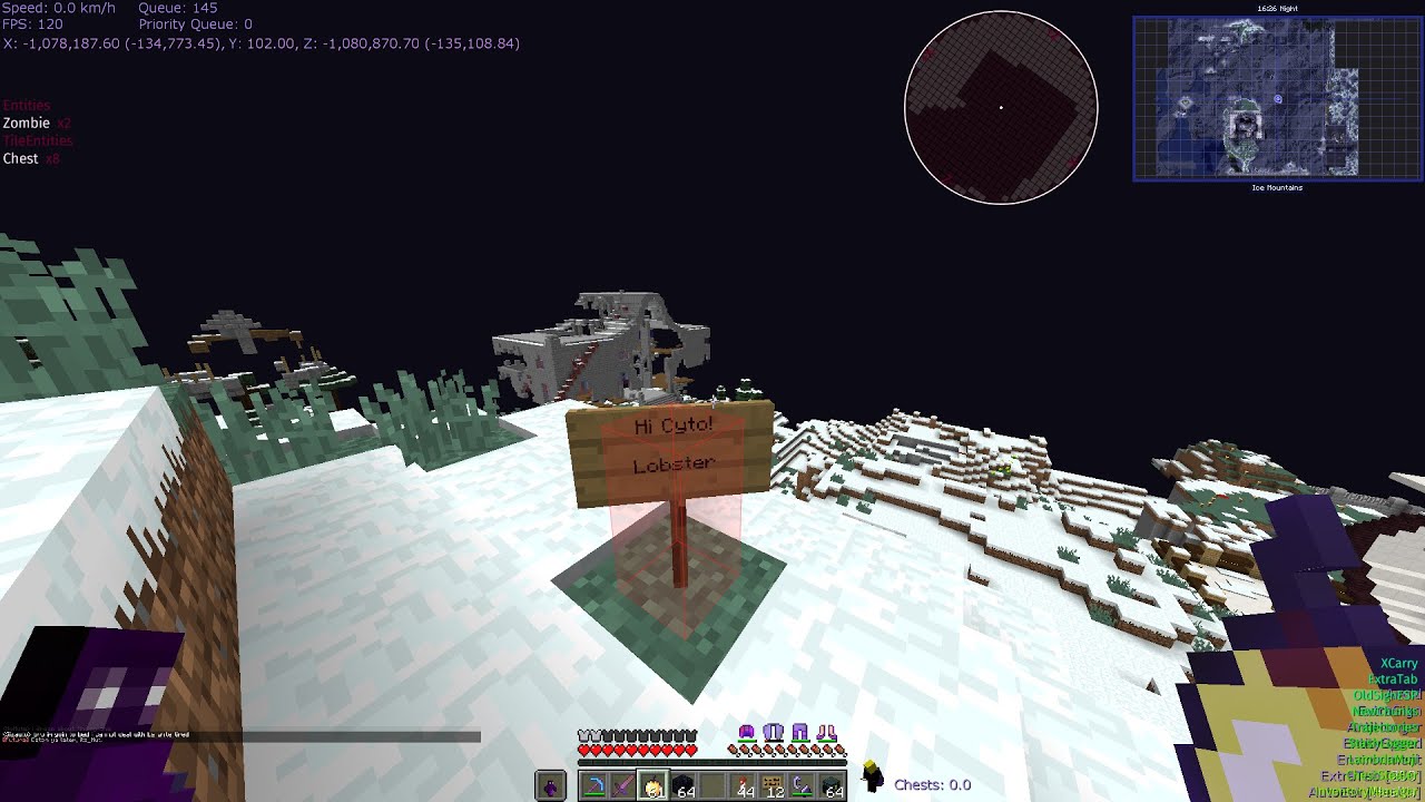 2b2t: Imperator's Base Old Signs Uncovered || Stream Highlights 28 ...