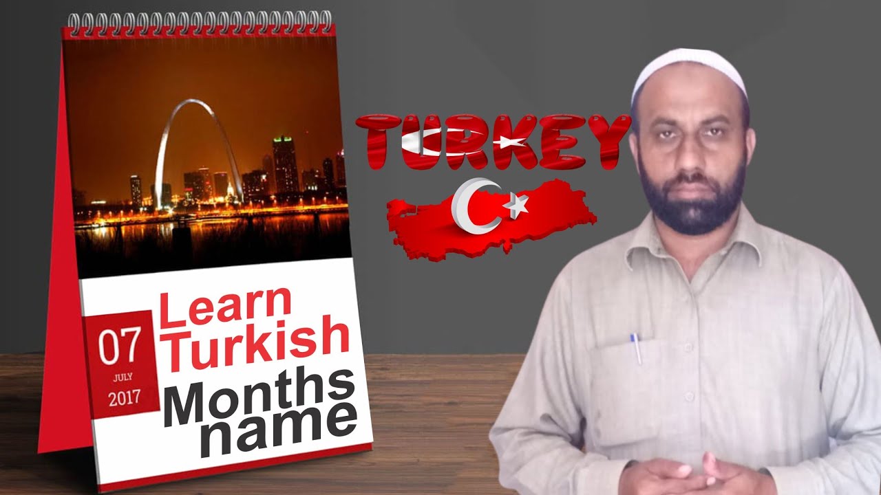 Learn Turkish Name of Months - YouTube