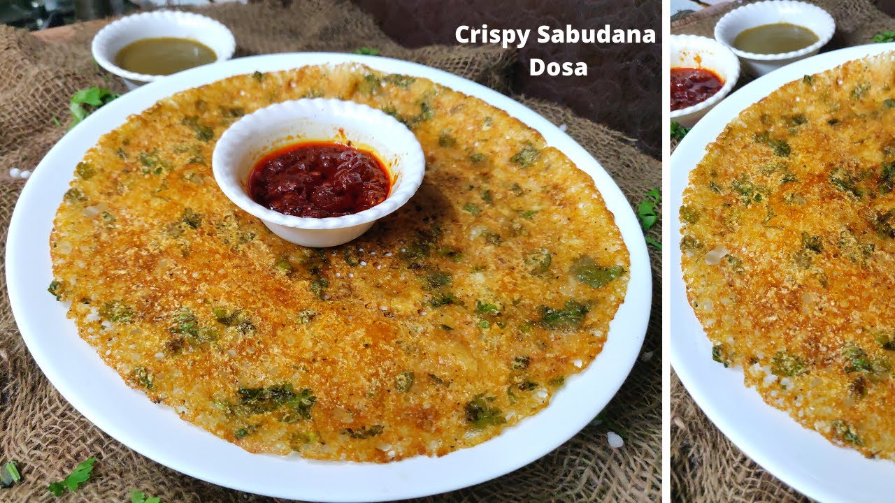 Sabudana Dosa | Sago Dosa | Sabakki Dose | Crispy Upvas/Vrat Dosa | By ...