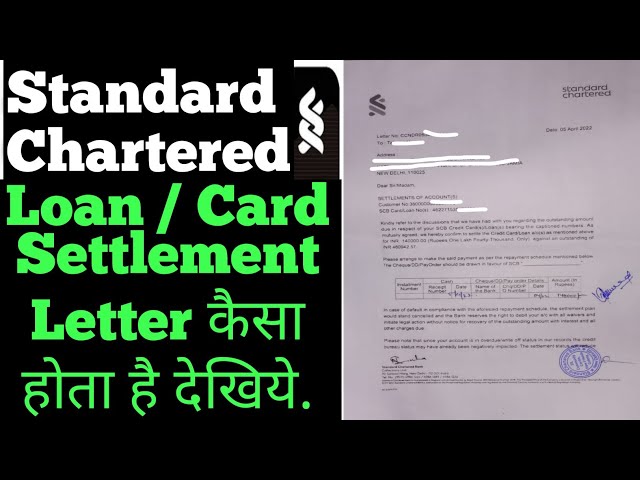 Credit Card Settlement Letter Format Contract Letter Of Payment Plan