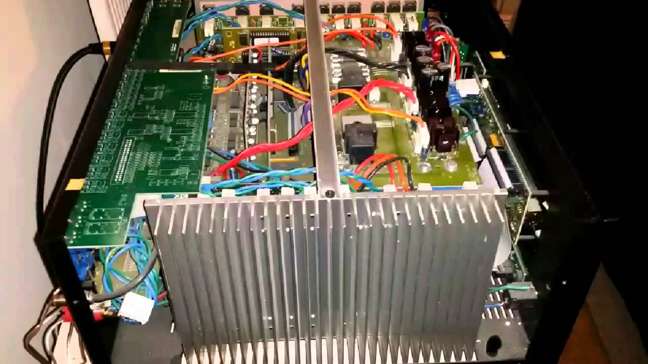 Whats inside a B@k avr-307 receiver. - YouTube