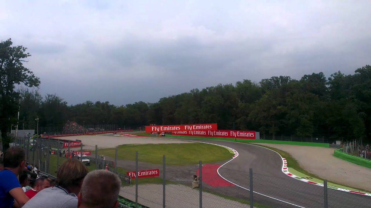 F1 Monza 2014. Free Practice 2. Grandstand Variante Ascari 16 - YouTube