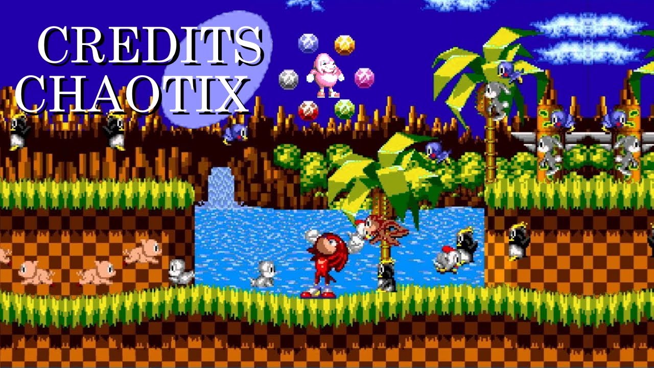 Sonic 1 - Credits ~ Staff Roll (Knuckles Chaotix Remix) - YouTube