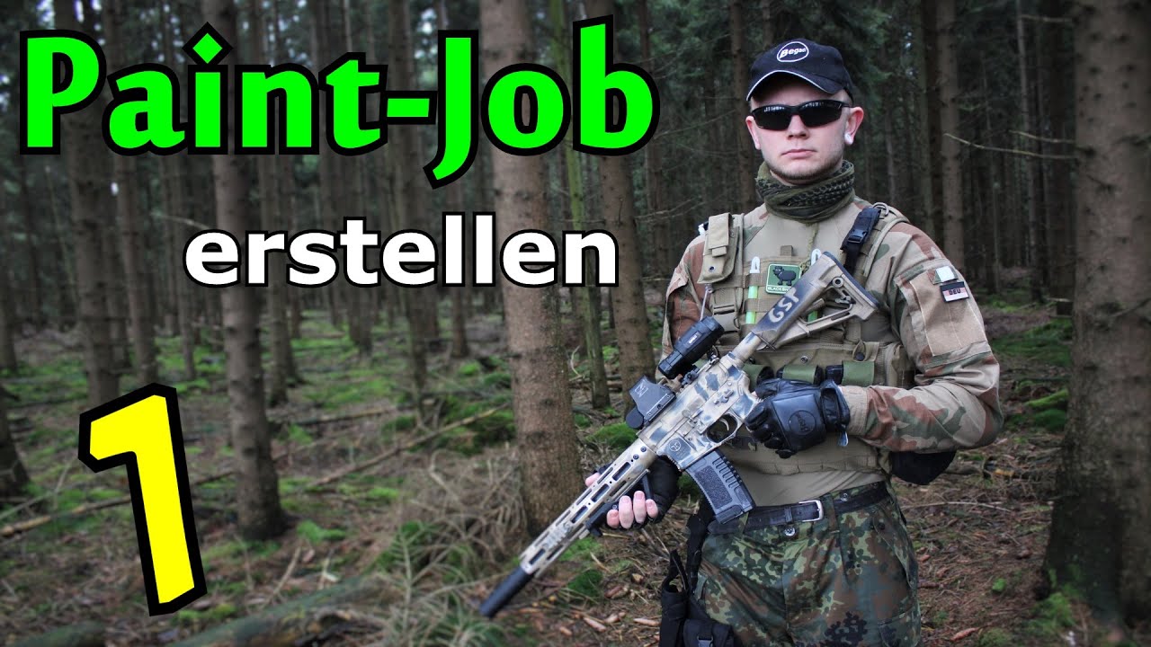 Airsoft Paint Job - Airsofttipps Paint Job Tutorial - No.1 GSPAirsoft ...