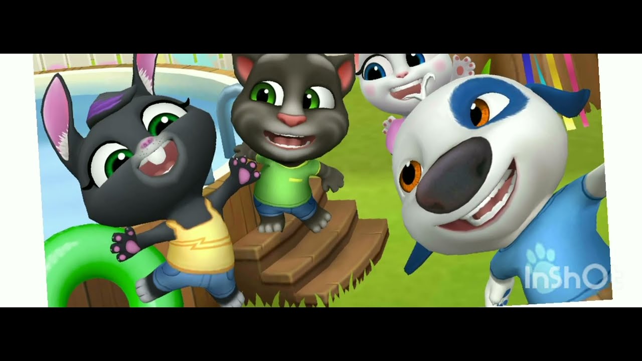 funny cartoon video/ talking tom with friends/ cartoon masti - YouTube