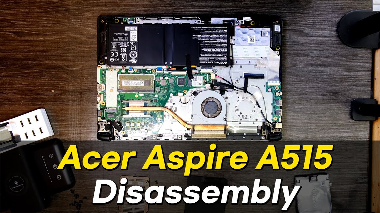 Acer Aspire A515 Disassembly (2022 Edition, 4K How-To) - YouTube