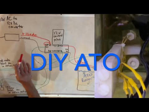 DIY AUTO TOP OFF / ATO updated my previous ATO making pump last longer ...